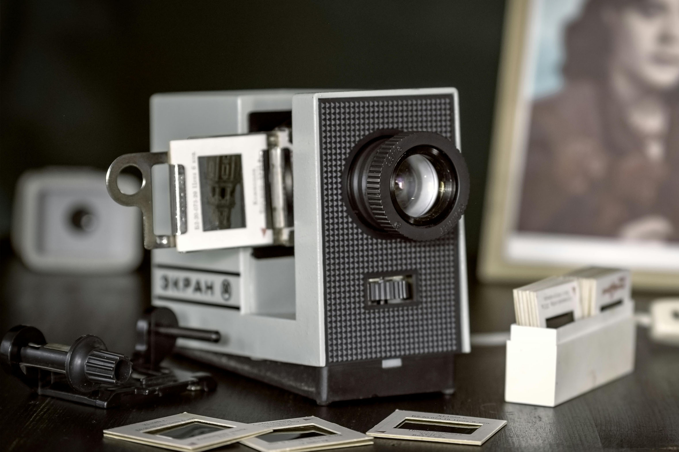 Oude dia's digitaliseren